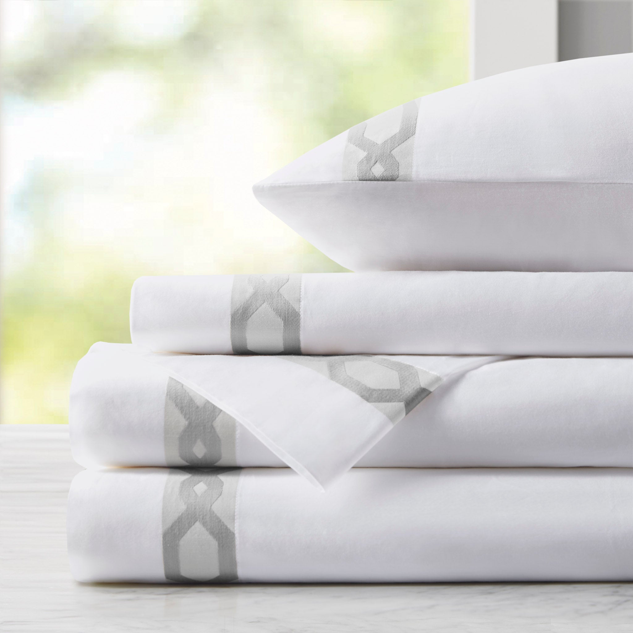 Croscill - Signature Hem 300TC Cotton Sheet Set - Sheets – Croscill ...
